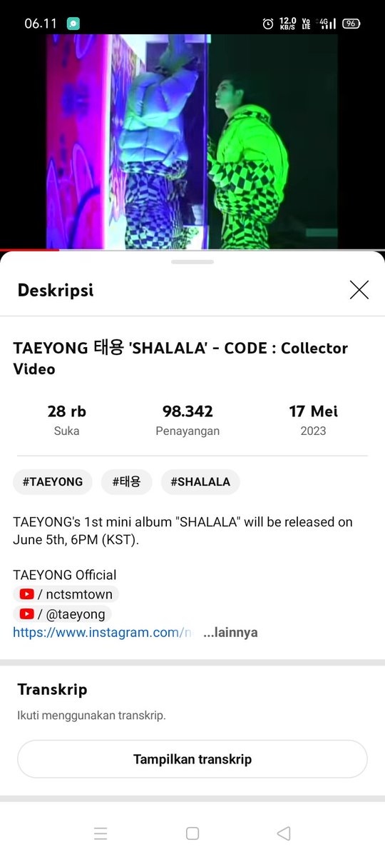 C'arra | 🌹 TOLO SHALALA on Twitter: "TAEYONG 태용 "SHALALA" CODE - Collector vid 🔗http://youtu.be ...