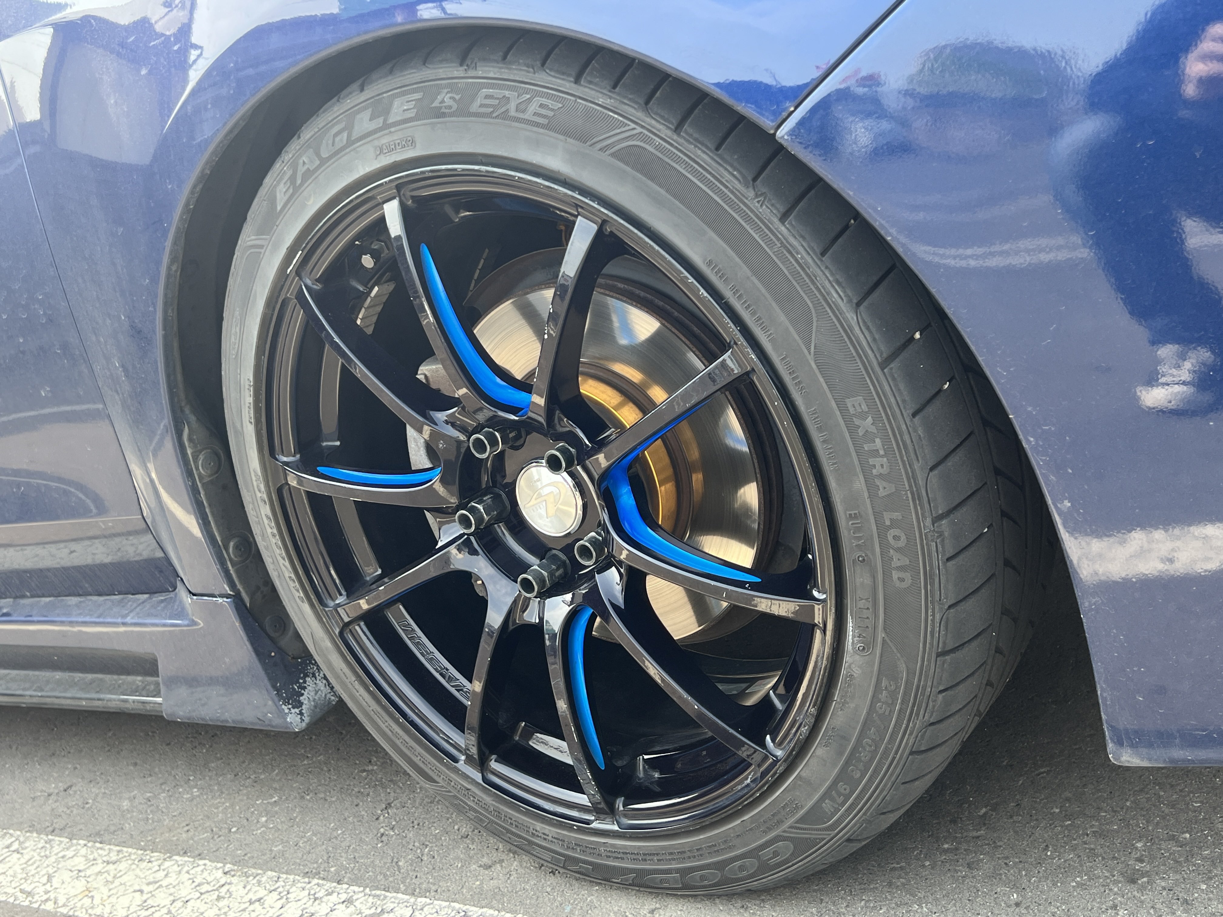 アインさん on Twitter: "Weds sports sa-55m 18インチ 8.5j オフセット50 245/40r18 イーグルEXE 友人から譲って貰った！ #レヴォーグ ...