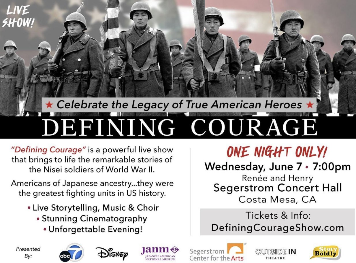Tamlyn Tomita on Twitter: "🇺🇸”Defining Courage” by @abc7davidono JUNE 7th at 7PM Tickets ...