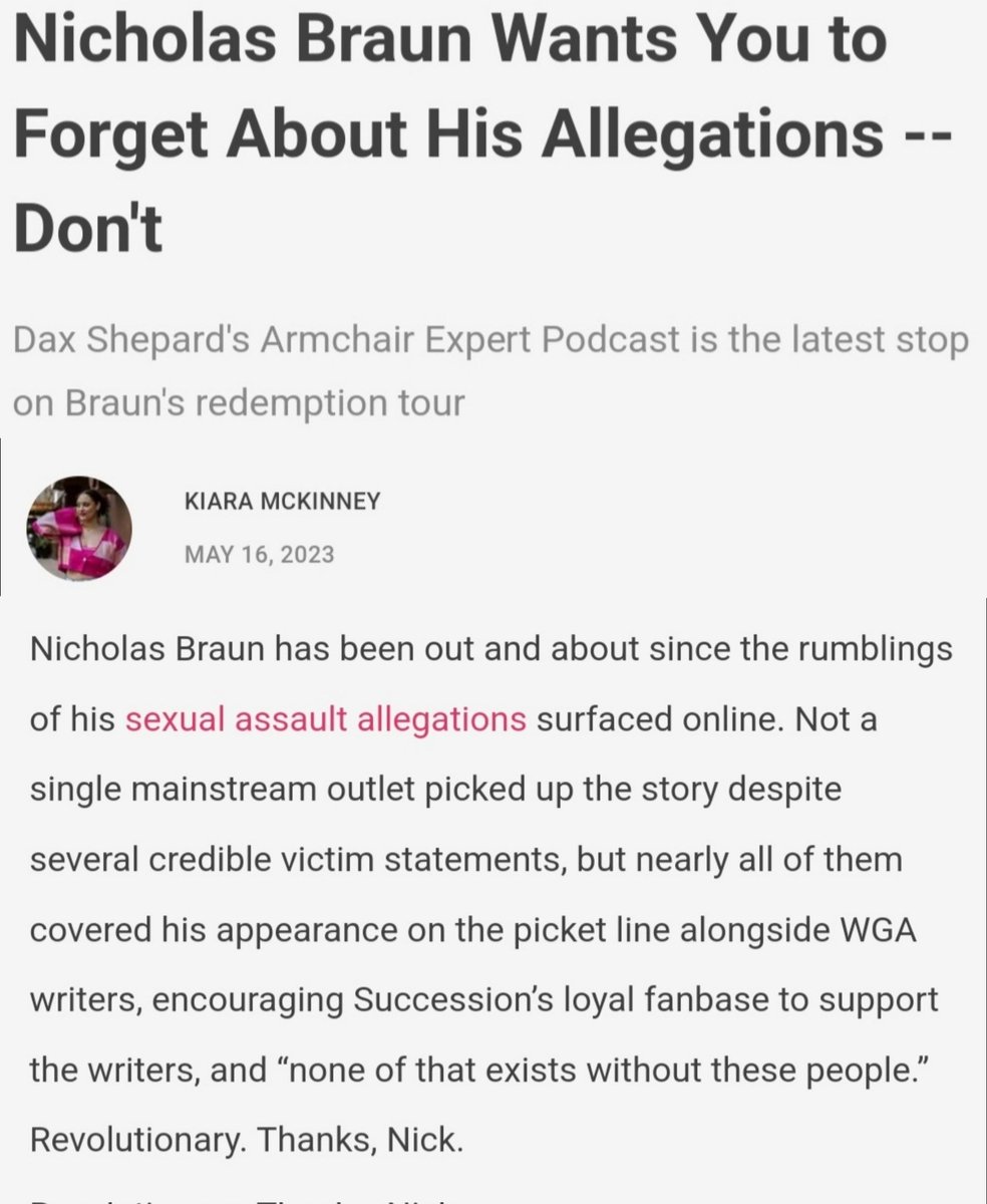 nicholas braun allegations on Twitter: nicholas braun allegations on Twitter: