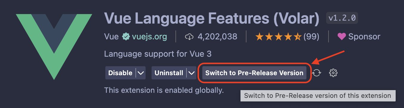Vue.js on Twitter: "PSA: We noticed that due to a bug with VSCode marketplace, the Volar ...