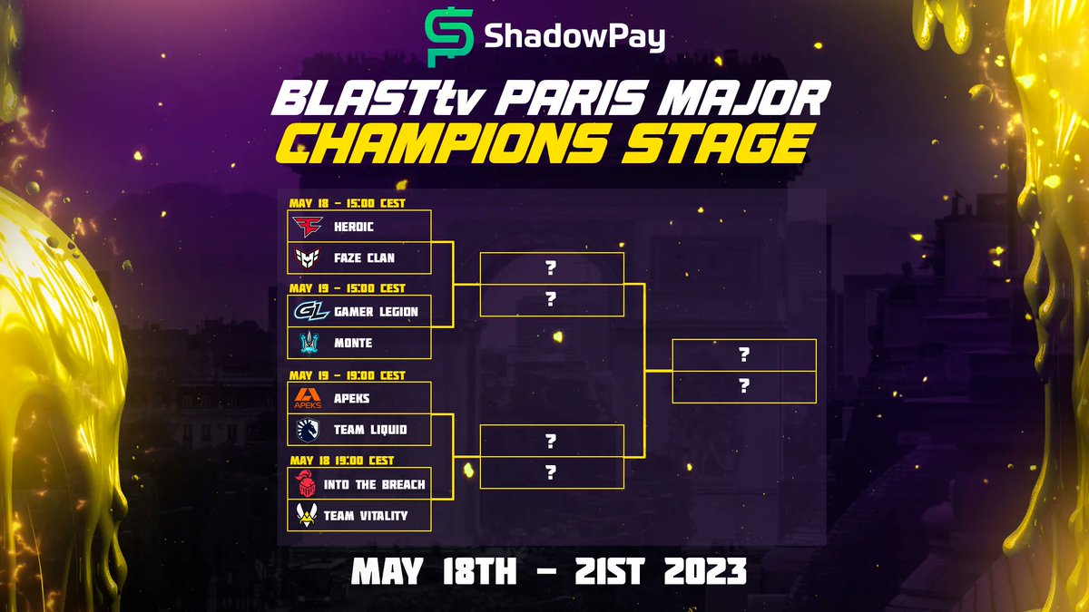 ShadowPay on Twitter: "Champions Stage🏆 Predict the correct outcome and get a prize🤩 #csgo # ...