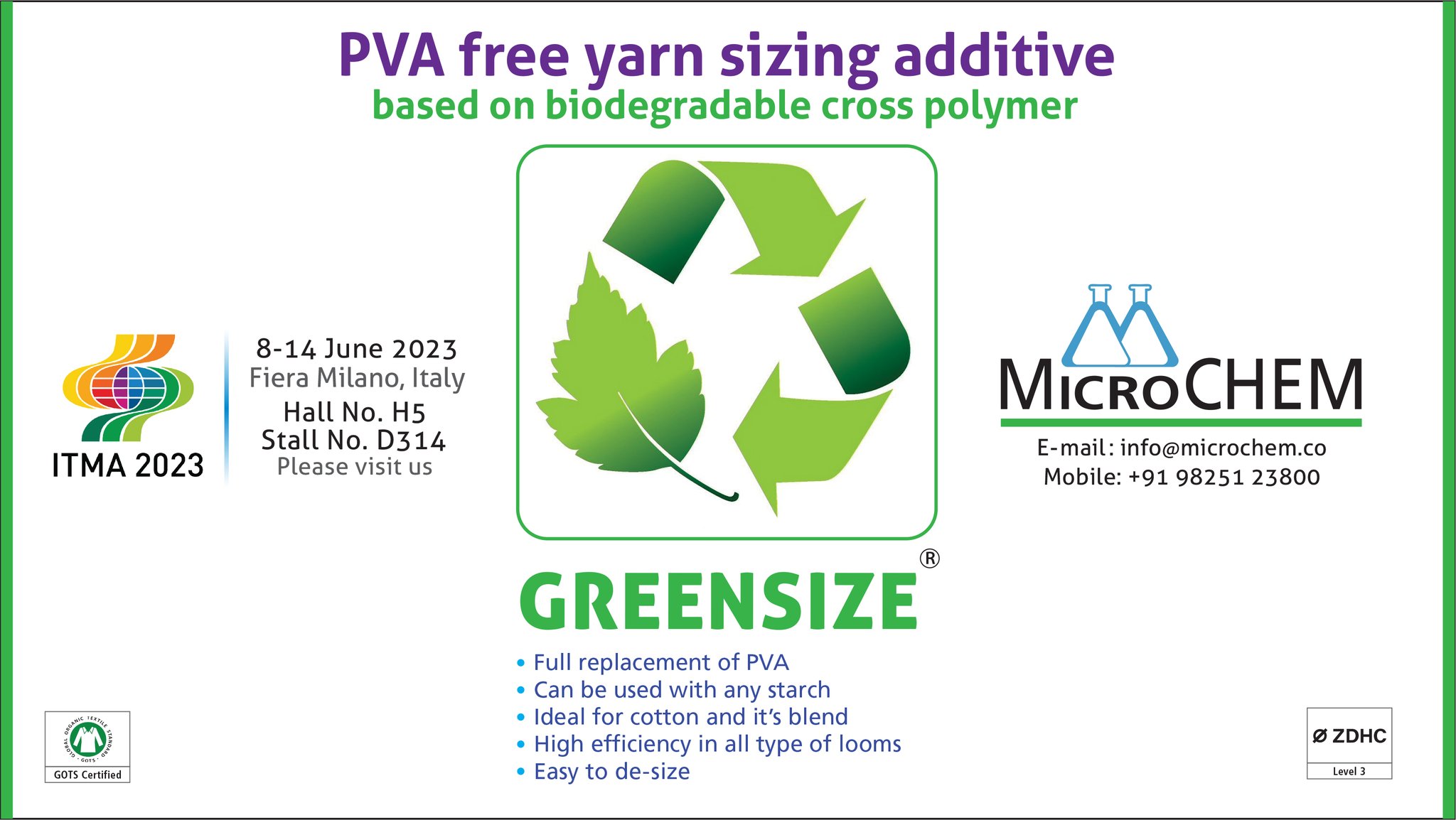 The Textile Magazine on Twitter: "MicroCHEM is a textile solution provider, catering sustainable ...