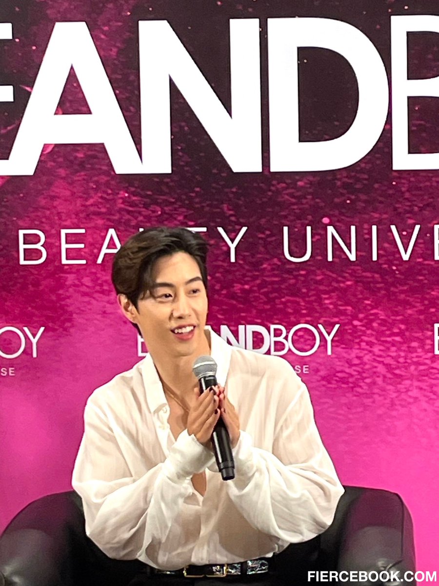 Fiercebook on Twitter: "มาร์ค ต้วน ในงานแถลงข่าว EVEANDBOY Best Selling Award 2022 X Mark Tuan ...