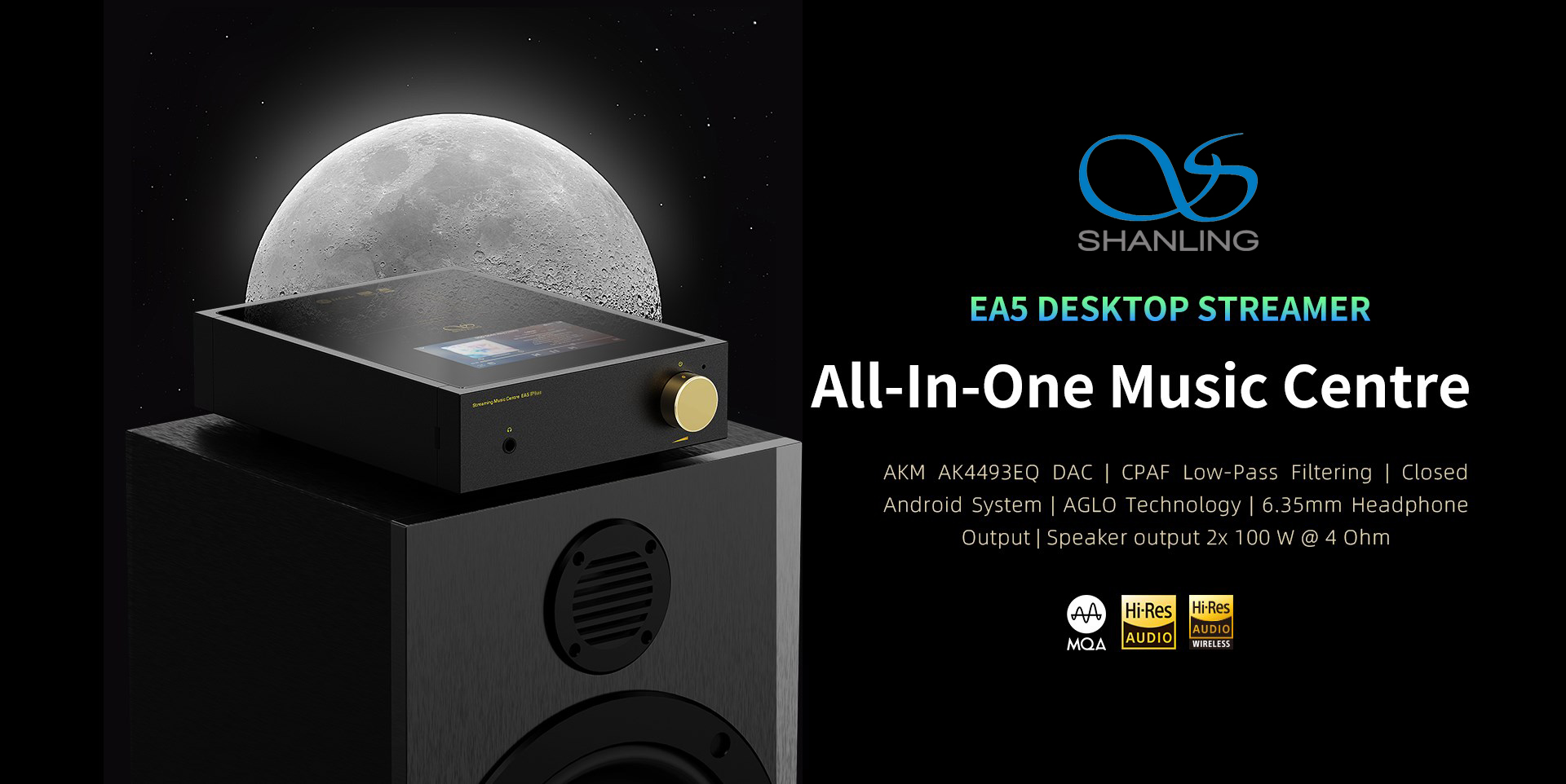 Angeldac Audio on Twitter: "🎊【SHANLING EA5】 🔶Desktop Streamer 🔶All-In-One Music Centre 🔶AKM ...