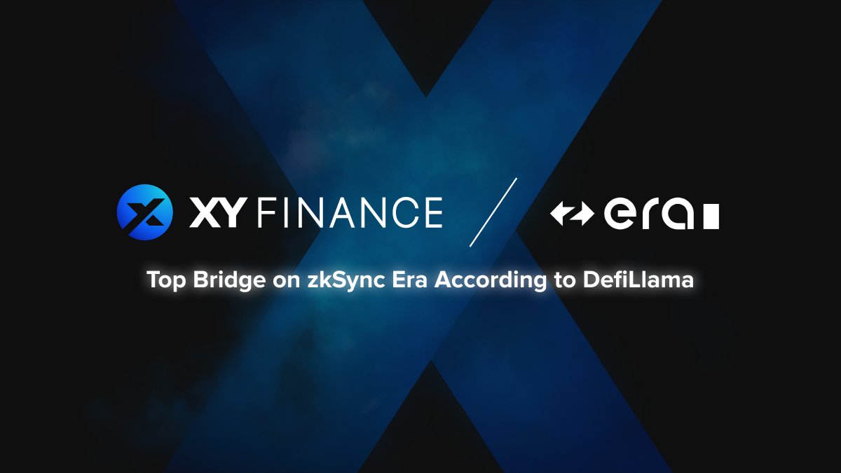 XY Finance | DEX & Bridge | on Twitter: "#XYFinance is now the #1 bridge on @zksync according to ...