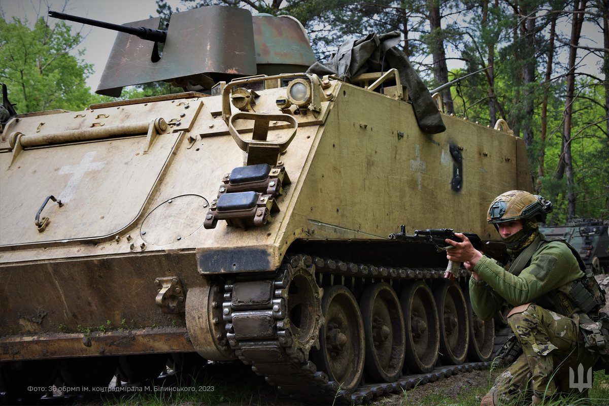 MilitaryLand.net on Twitter: "📷Marines of Ukrainian 36th Marine Brigade improving their assault ...