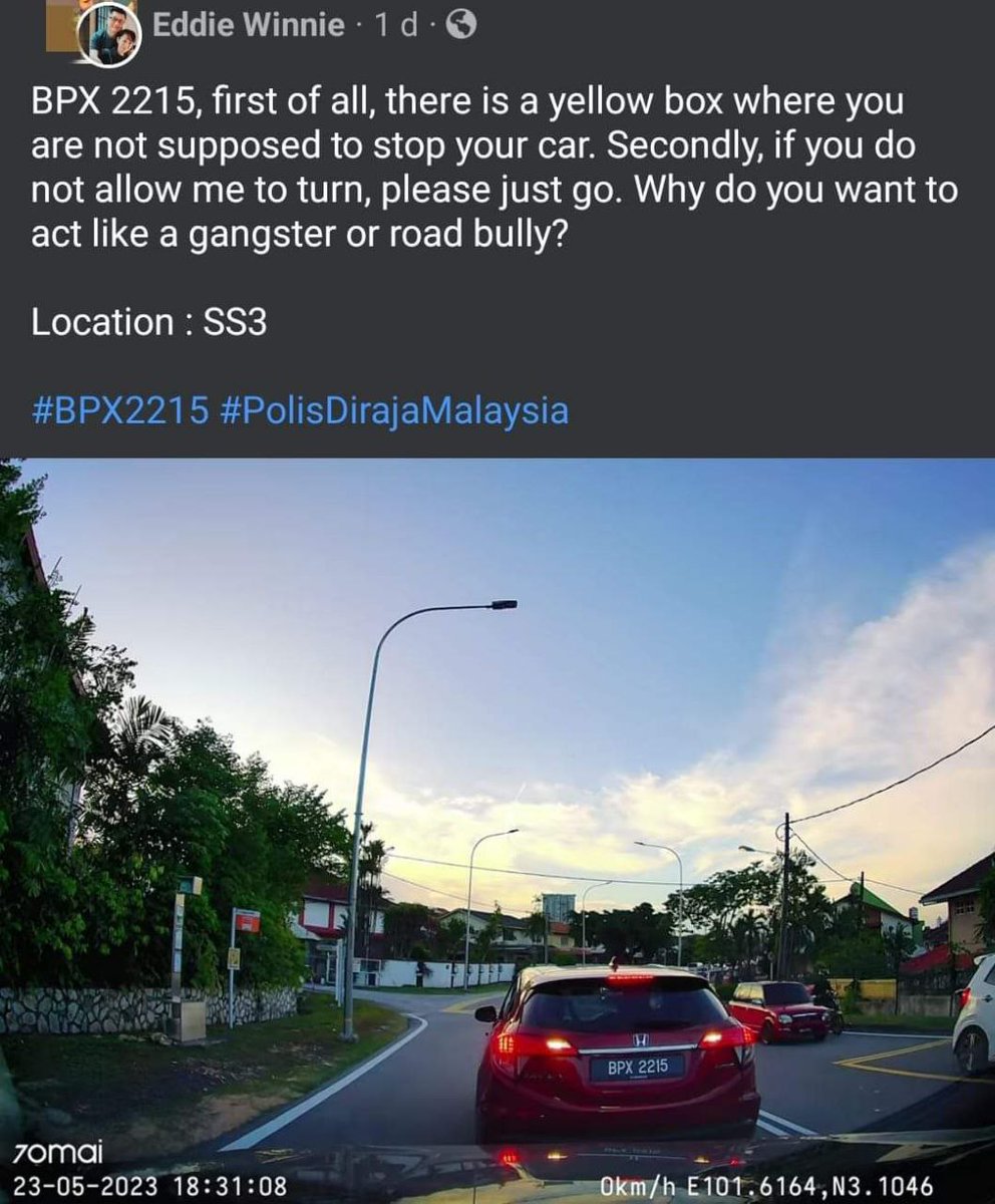 MYNEWSHUB on Twitter: "Rakaman ‘dashcam’ langgar motosikal tular, pemandu Honda HR-V disaman ...