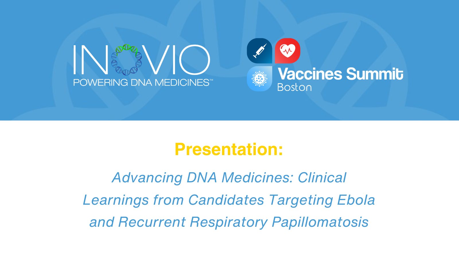 INOVIO Pharmaceuticals (@InovioPharma) / Twitter