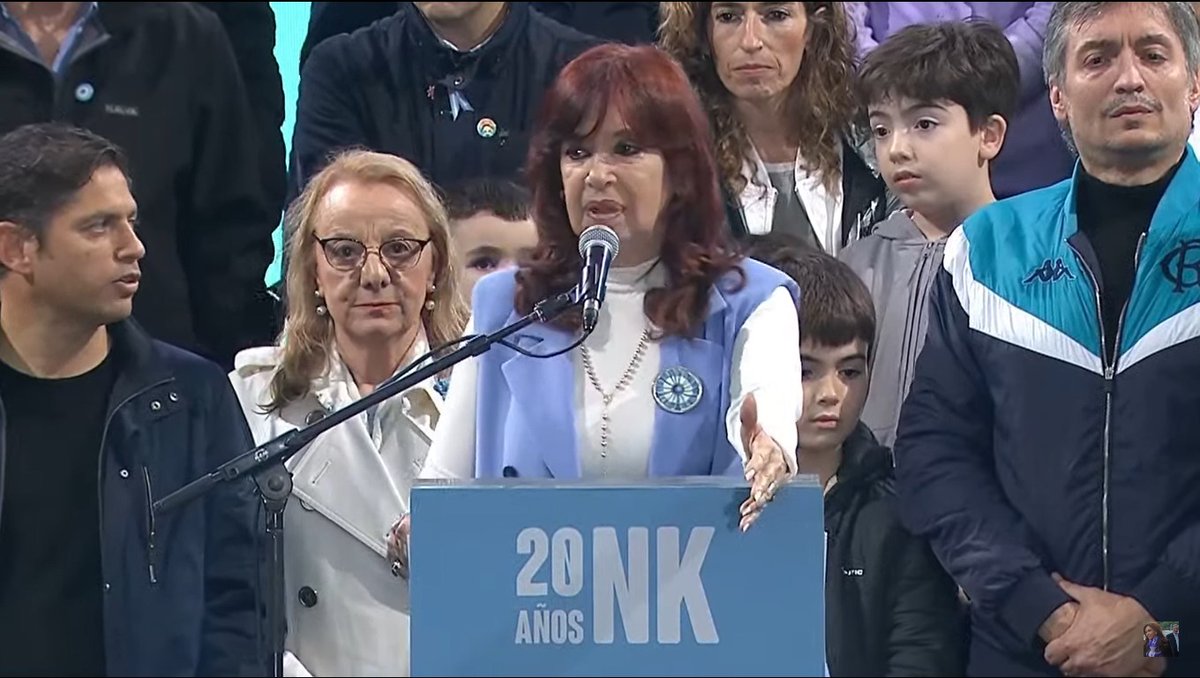 Tiempo Argentino On Twitter ⭕ahora Habla Cristina En La Plaza De