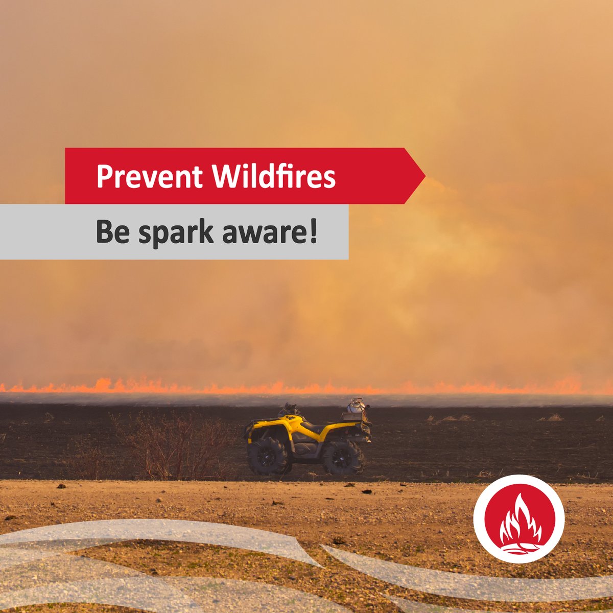 NWT Fire on Twitter: "Just one spark from your ATV or vehicle exhaust could start a wildfire ...