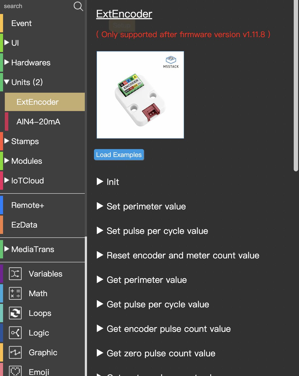 M5stack On Twitter Uiflow V1 11 8 1 Add Unit Extencoder Unit Ain4 20ma Module Ain4 20ma
