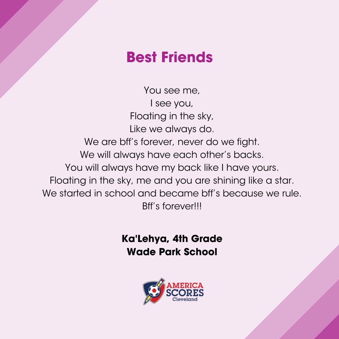 Friendship Poems For Best Friends For Kids