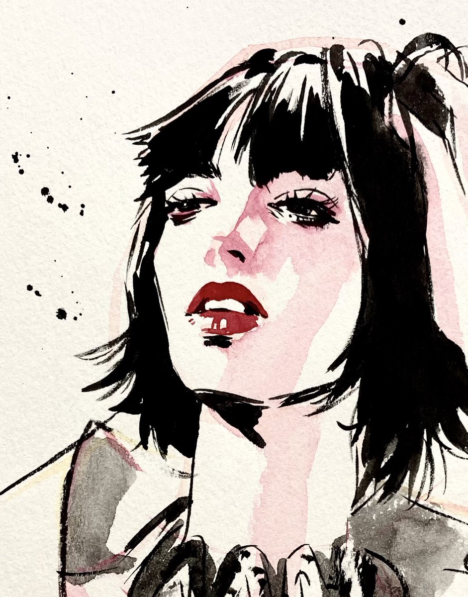 「顔アップ」|ganpukuのイラスト