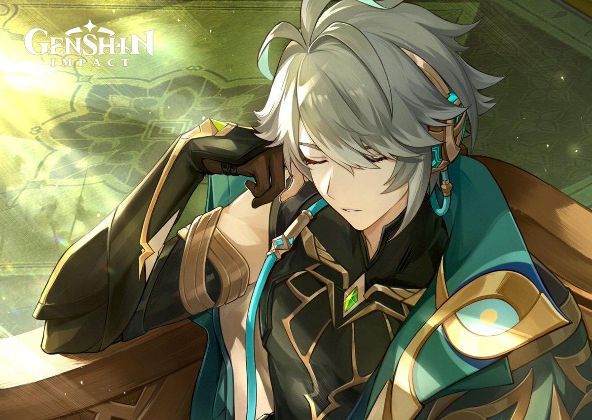 𝘈𝘭𝘦𝘹ꉣ Eu Nao Sou Gay On Twitter Rt Dailyalhaitham Alhaitham Official Art Thread 🌱
