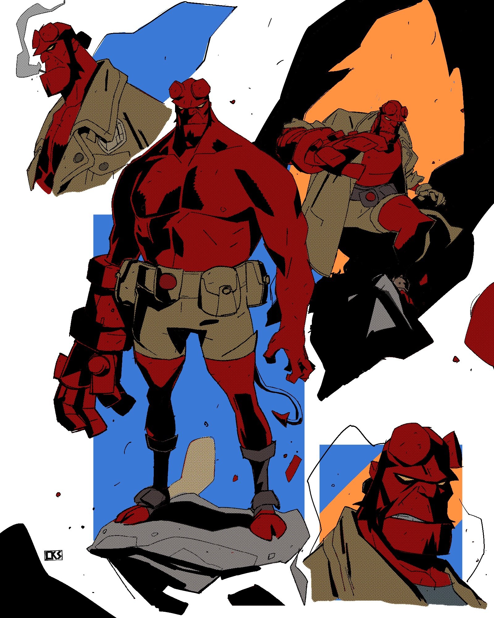 Hellboy Comic Concept Art