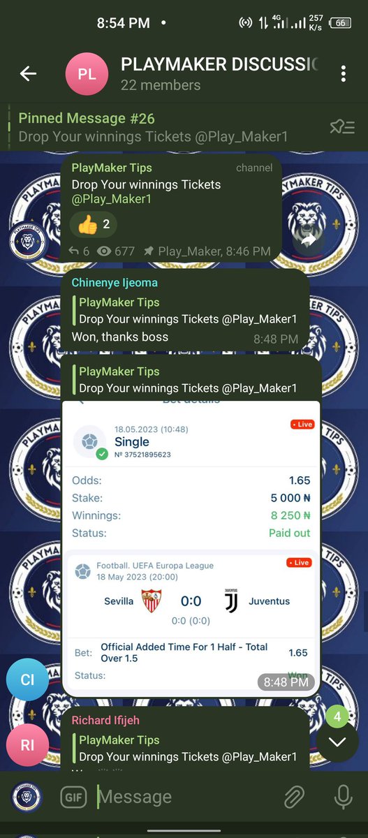 PlayMaker_Tips on Twitter: "WINNINGS TICKETS 🙌🙌🙌"