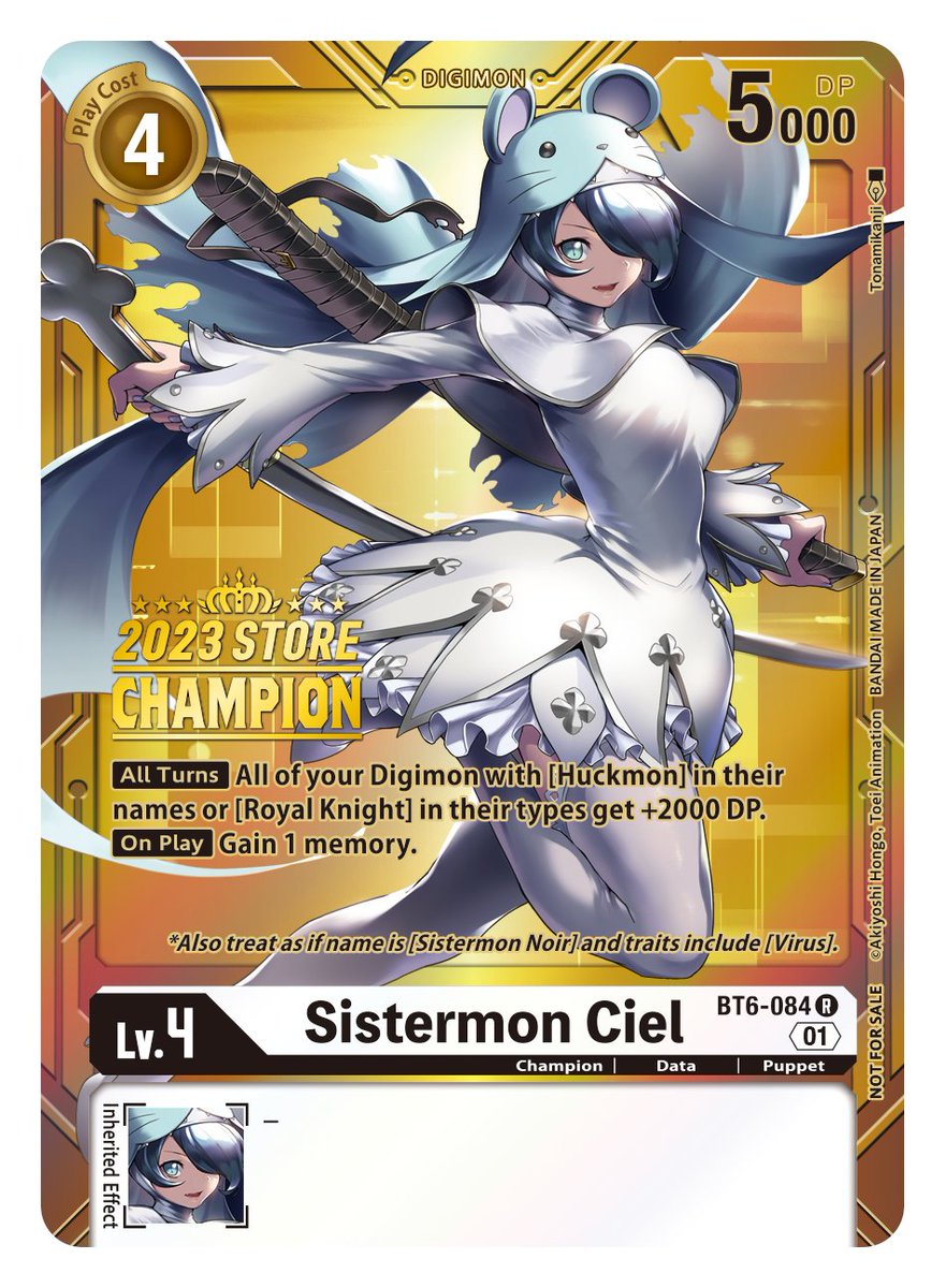 Official Digimon Card Game English Version on Twitter: "[June 2023 Store Championship Card ...