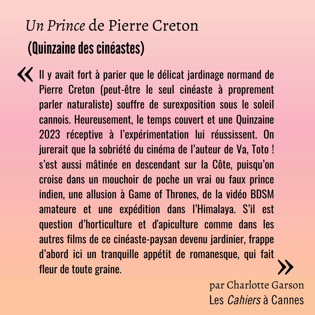 Cahiers du Cinéma on Twitter: " Suivez l’actualité cannoise au jour le jour et film par film ...