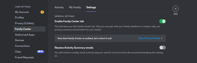 Discord Experiment Hub on Twitter: "Discord has added a new "Receive Activity Summary emails ...