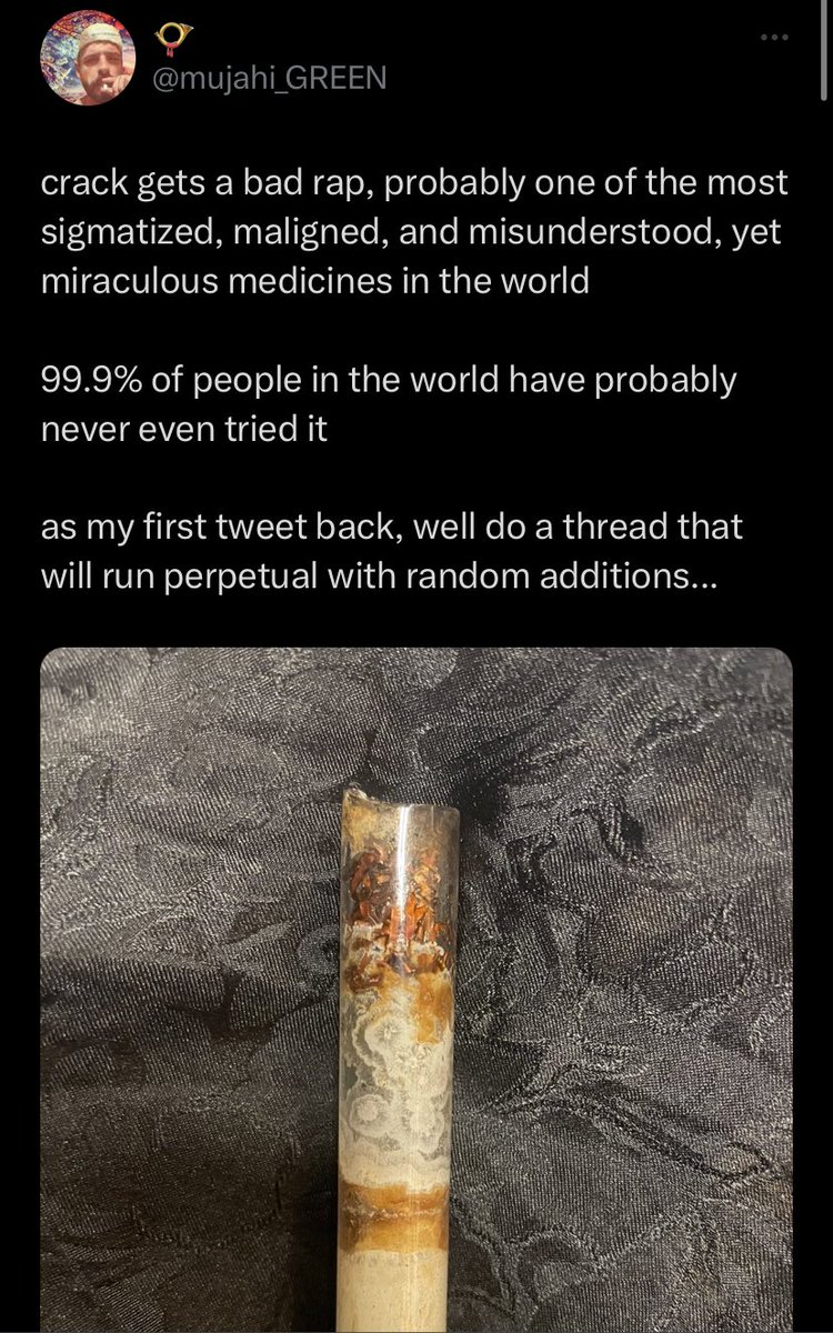 weapon of male destruction on Twitter: "The guy microdosing crack was crazy"
