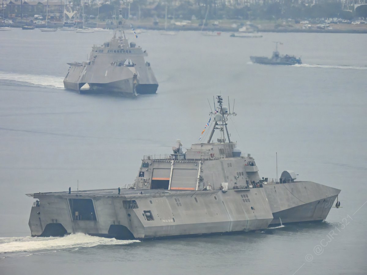 WarshipCam on Twitter: "USS Cincinnati (LCS 20) Independence-variant littoral combat ship ...