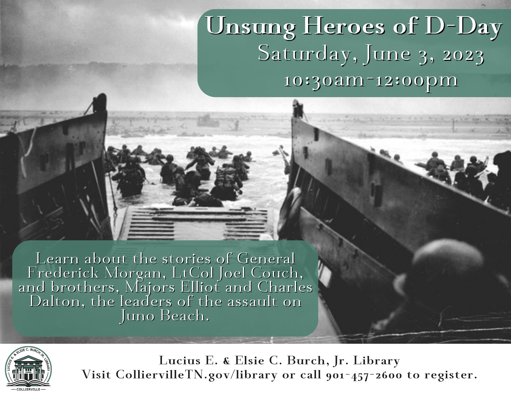 Collierville Library on Twitter: "On June 6, 1944, 156,000 soldiers ...