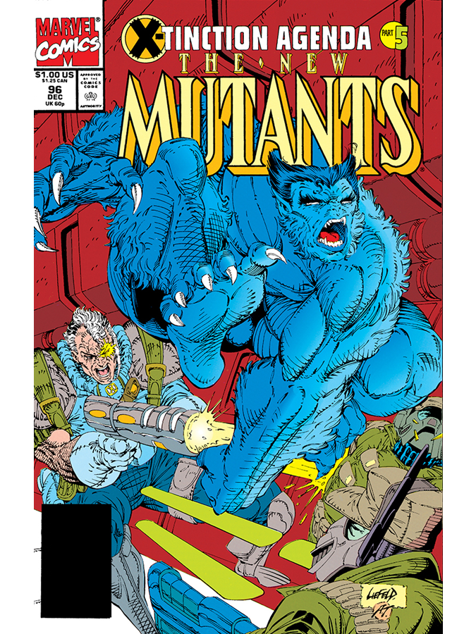 Classic X Men On Twitter New Mutants 96 Cover Dated December 1990