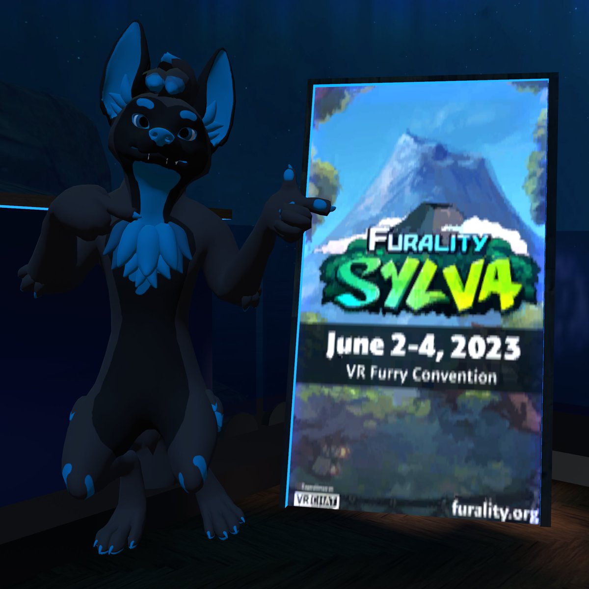 When Snakes Sing on Twitter: "Yo yo, who's excited for @furality Sylva!! 😍😍 #vr #vrchat #furry # ...