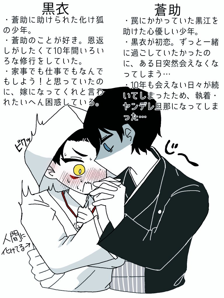 Joe Cee on Twitter: "RT @kokoa_2860: #創作BL 狐の恩返…え？嫁入り！？"