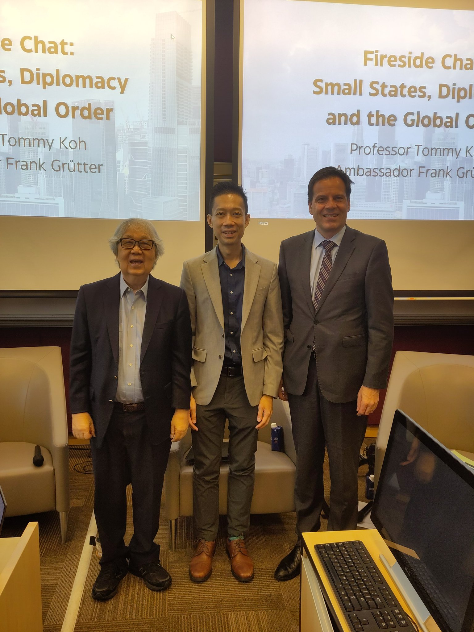 Ambassador Frank Grütter on Twitter: "Very honored to be on a panel with Professor Tommy Koh ...