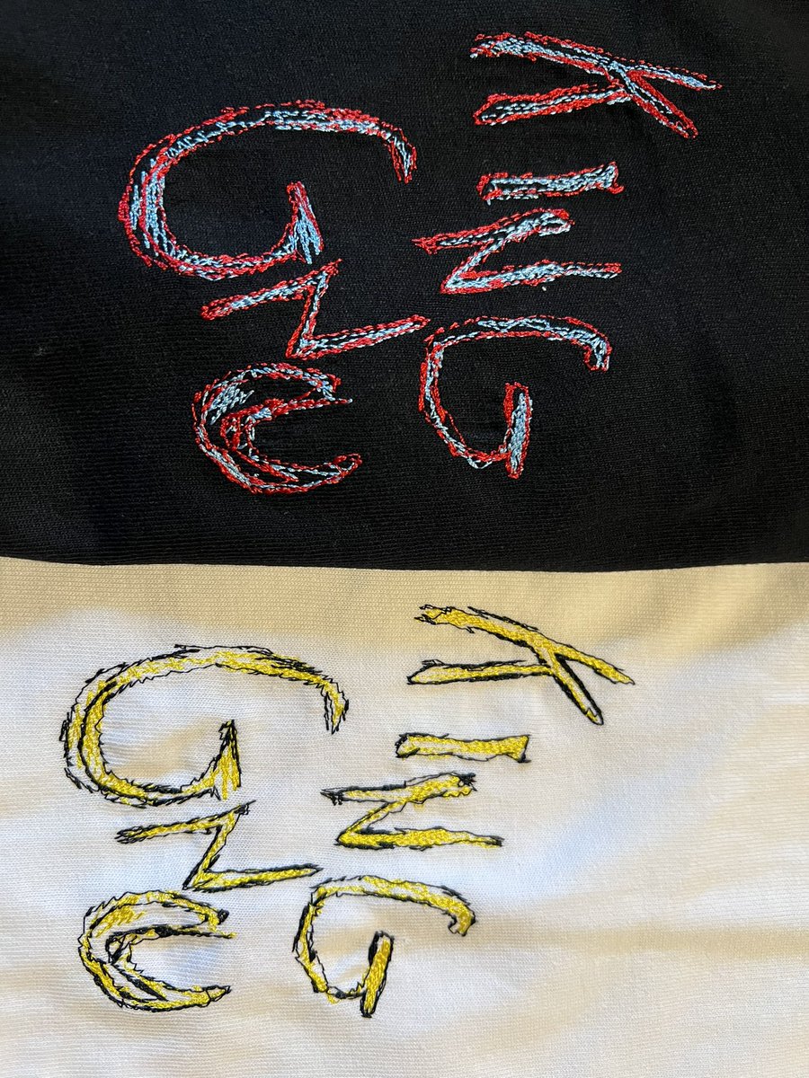 ryanryan&& on Twitter: "King Gnu グッズ Tシャツは大きめでした。胸は刺繍。 バックプリントにも刺繍があります！ #KingGnuスタジアムツアー ...