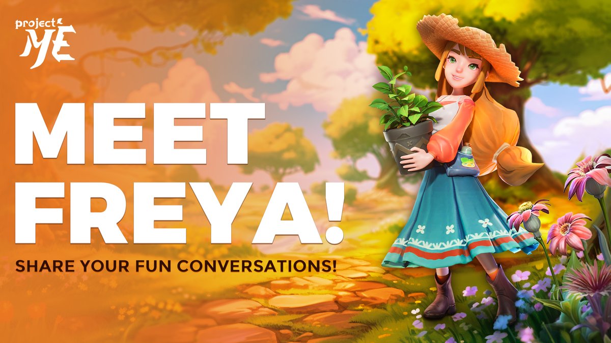 Project ME on Twitter: "Meet #Freya and know more about the world! 🪴We are introducing your new ...