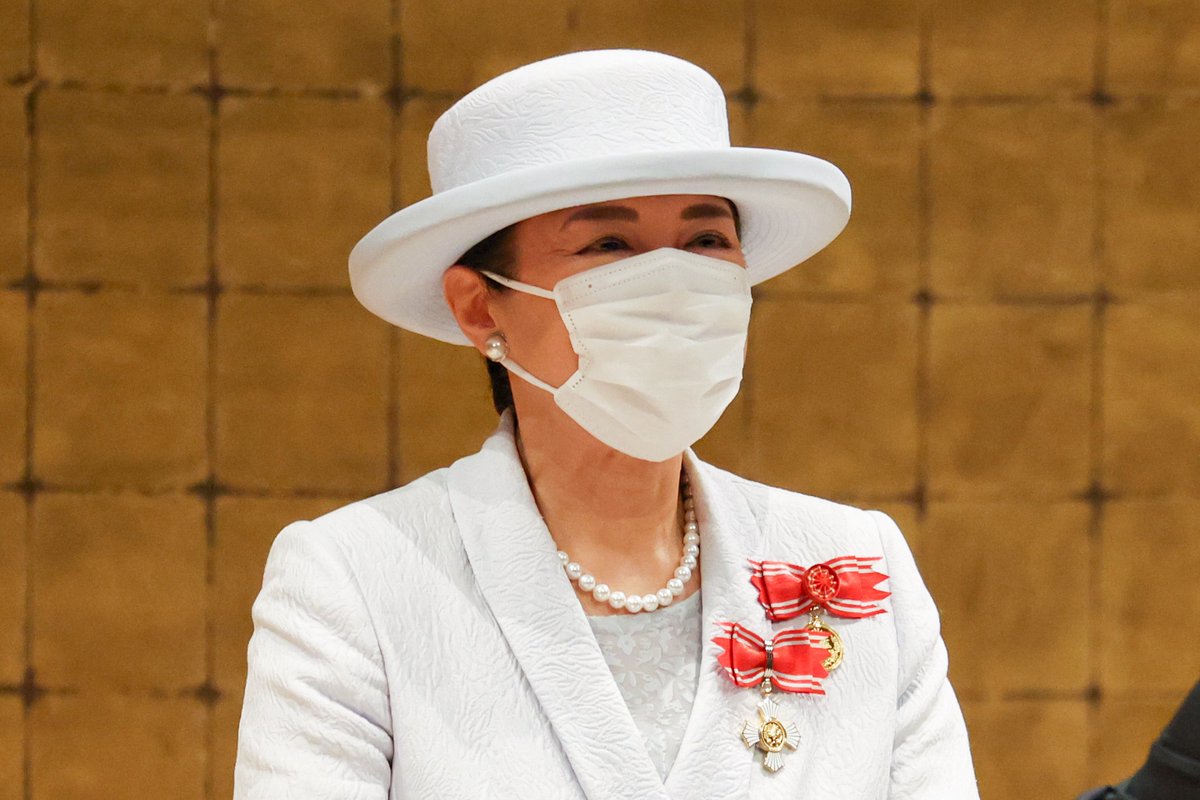 Prisma 😷 on Twitter: "May 18: Empress Masako attended the 2023 Japanese Red Cross Society ...