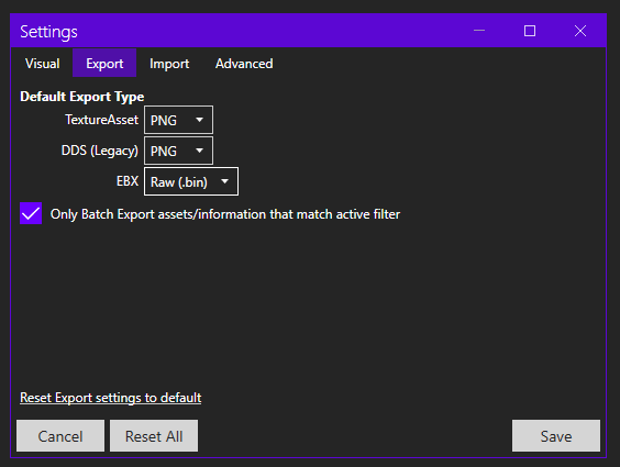 FIFA Editor Tool on Twitter: "We added 3 new settings: - When importing over a modified texture ...