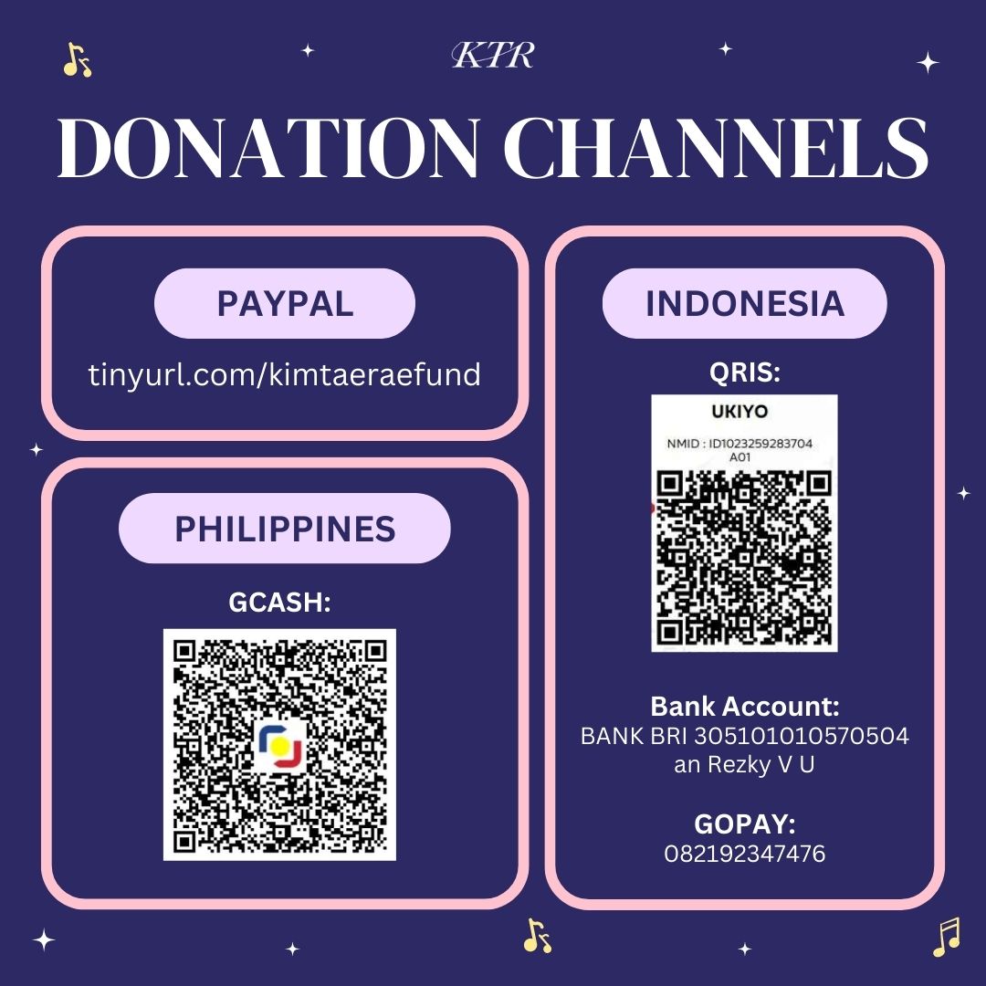 KIM TAERAE GLOBAL on Twitter: "DONATION DETAILS: • Where to donate: https://docs.google.com ...
