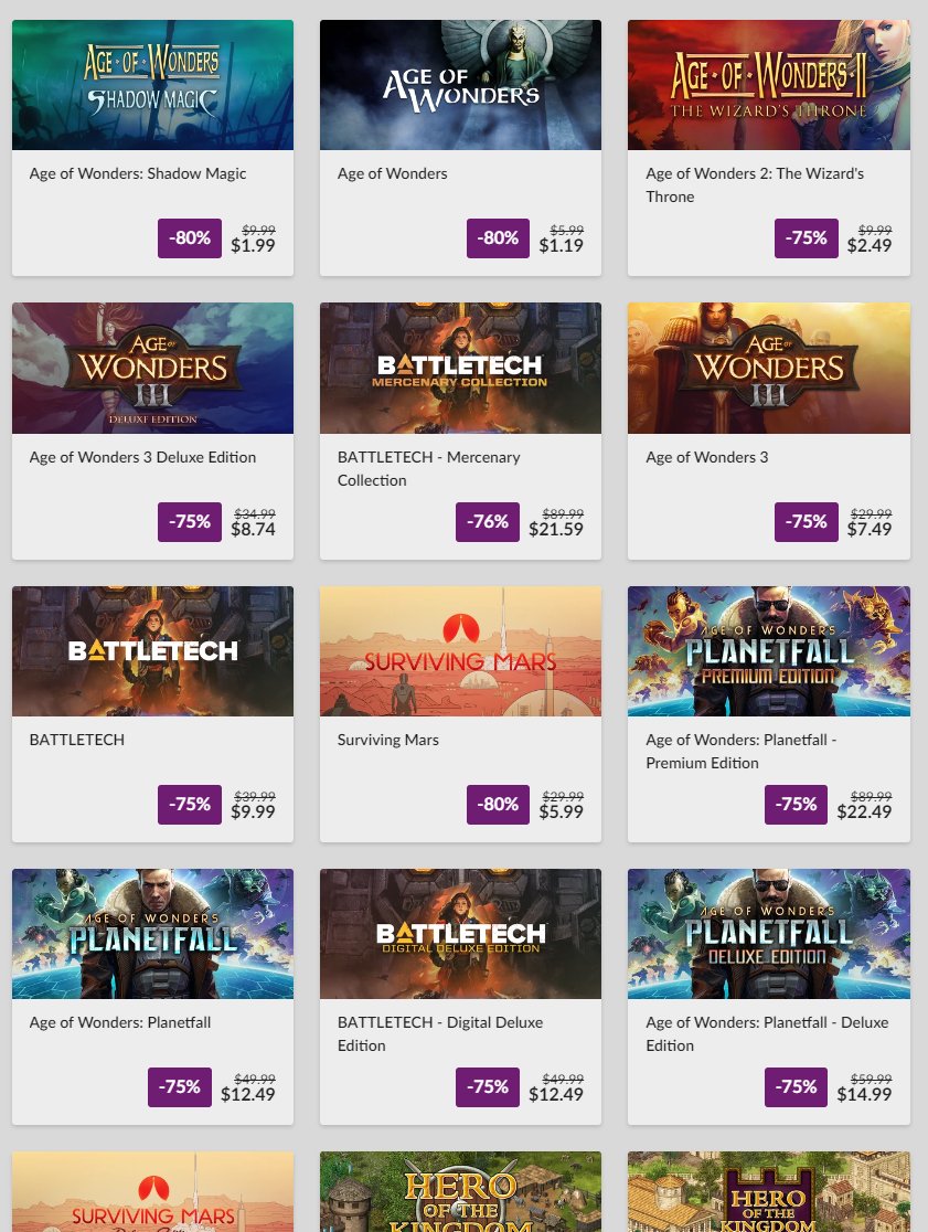 Wario64 on Twitter: "GOG Weekend sale (Paradox Interactive) https://bit.ly/45cFm5B #ad"