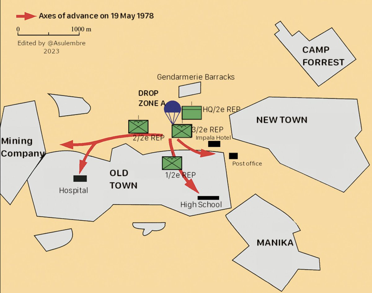 ORBAT of French forces during Operation Bonite in 1978. Credit to ...