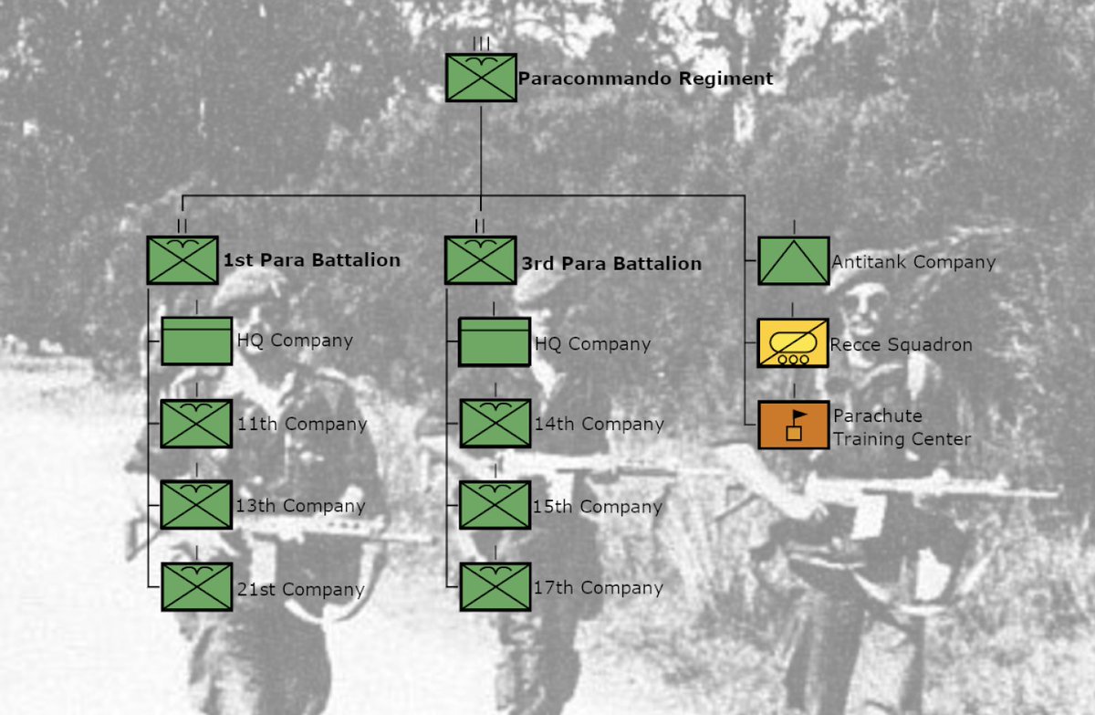 ORBAT of French forces during Operation Bonite in 1978. Credit to ...