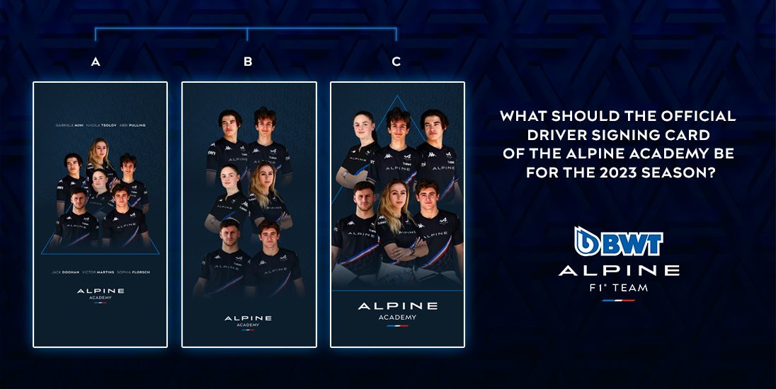 Binance Fan Token on Twitter: "A new voting poll has landed @AlpineF1Team fans! Let us know what ...