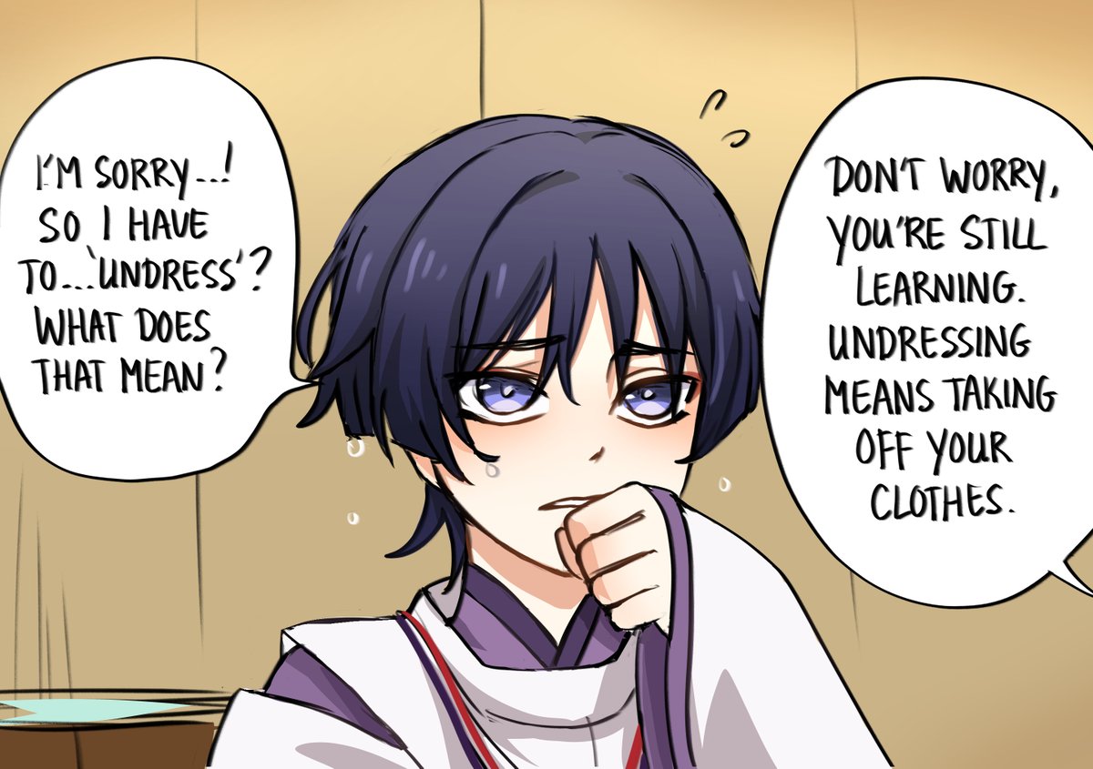 「Scaramouche tried his hardest to find those melons #scaramou」Naomiの漫画