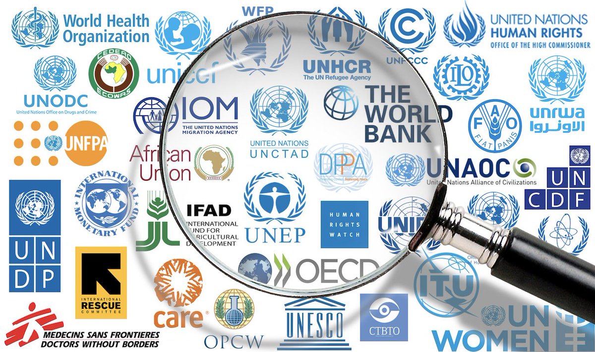 No Pre is complete without International Organizations! A thread deep ...