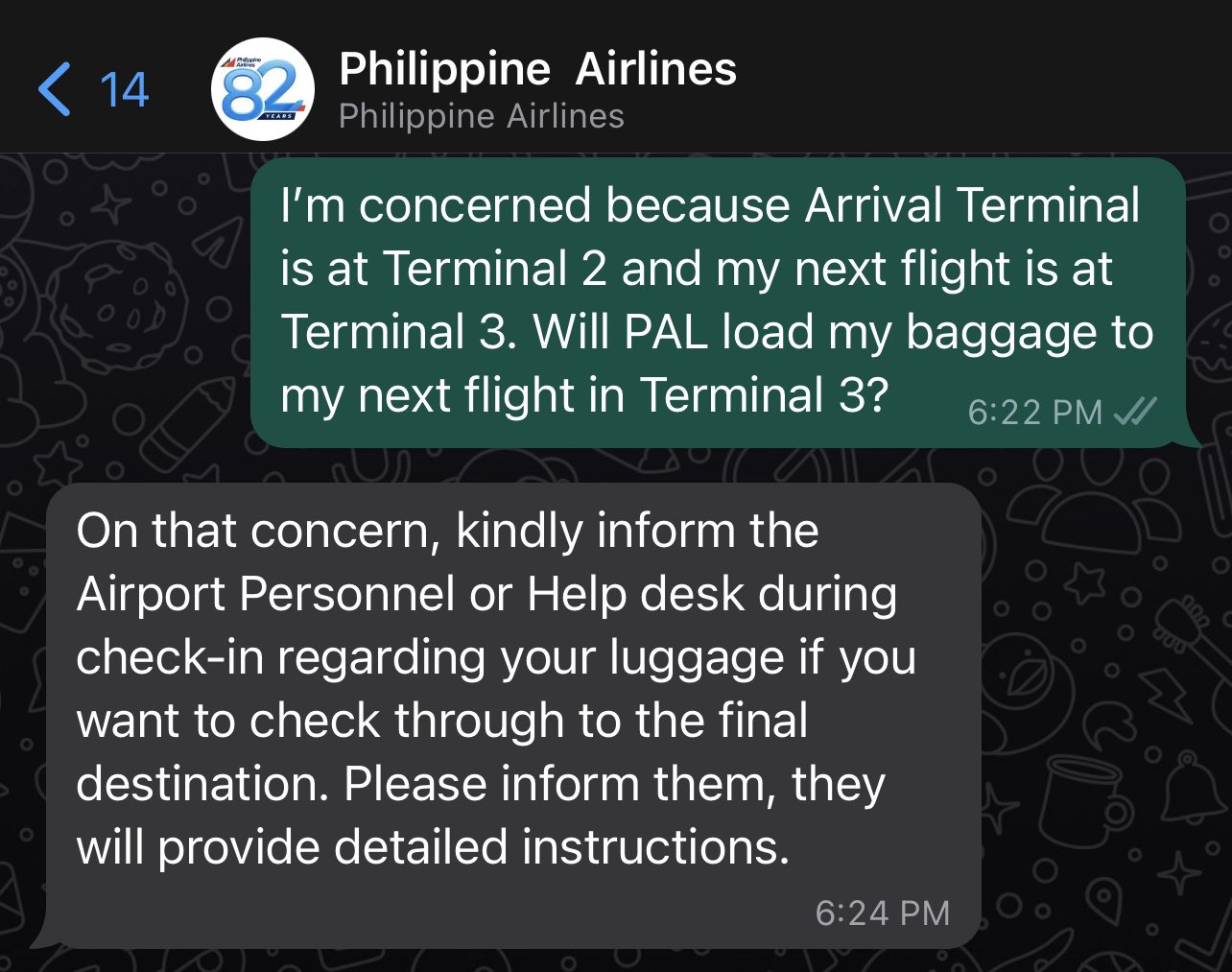 Vo on Twitter: "I’ve already contacted @flyPAL on WhatsApp. I still have to ask the airport ...