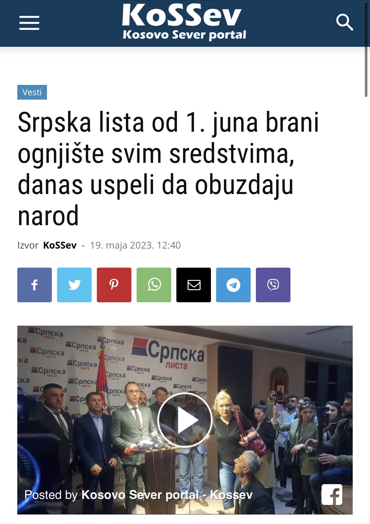 Rada Trajkovic on Twitter: "Dragi Srbi na severu, ne dozvolite im da vas opet instrumentalizuju ...