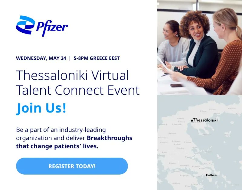 Pharma & Life Science News on Twitter: "Interested in a career with Pfizer in Greece? Register ...