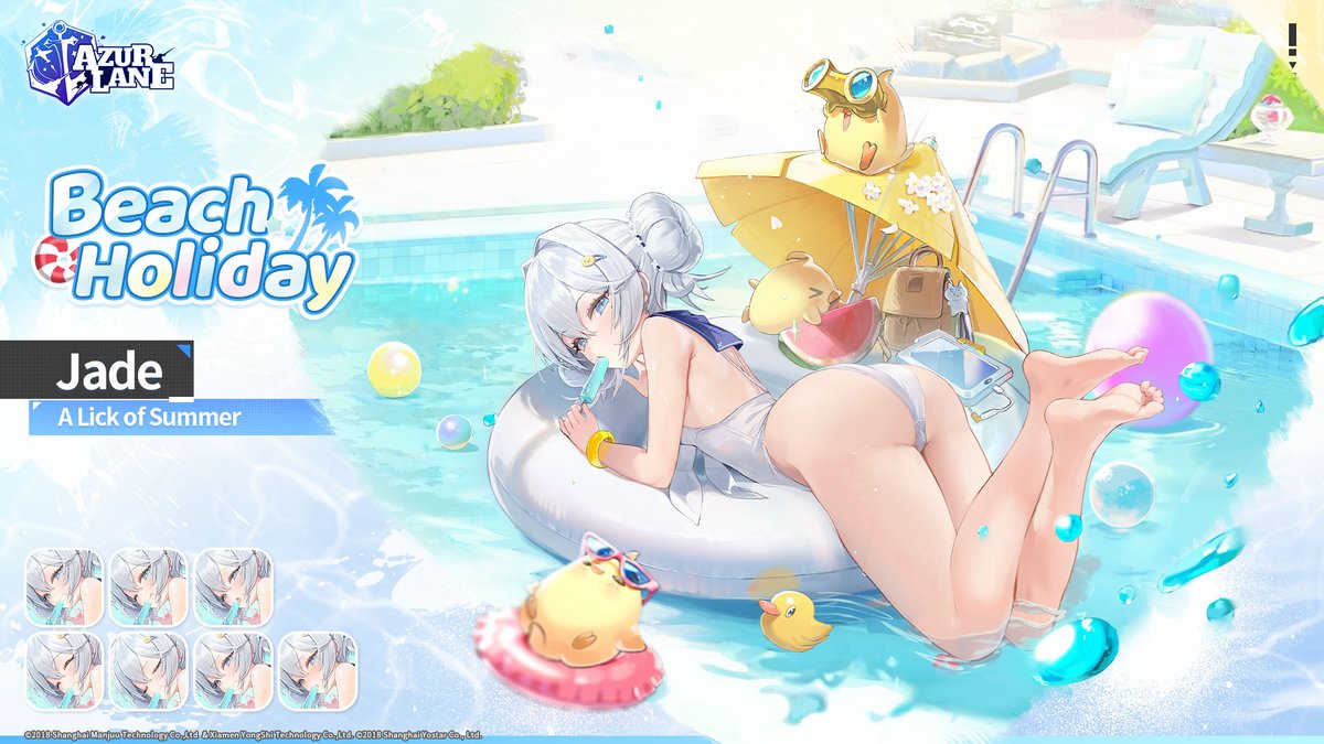 Azur Lane Official on Twitter: " A Lick of Summer If you don't come in, I'm more than happy to ...