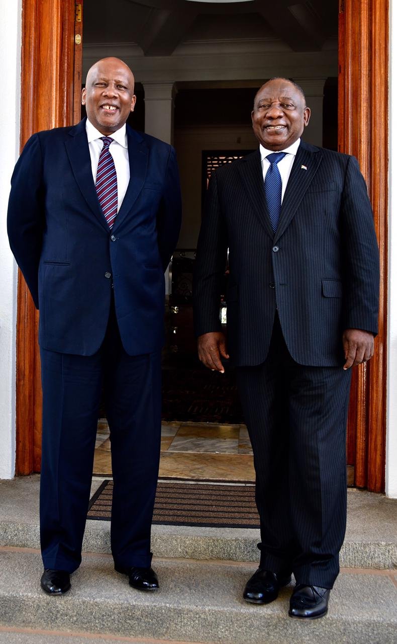 Kananelo Boloetse on Twitter: "His Majesty King Letsie III and the president of South Africa ...