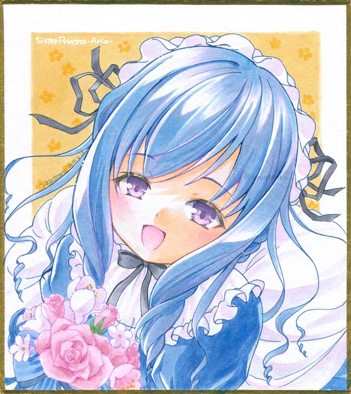 見た人も無言で青いものをあげる」|ささつゆ🦊5/5【COMITIA144】H28b📚5/6【A40】参加のイラスト