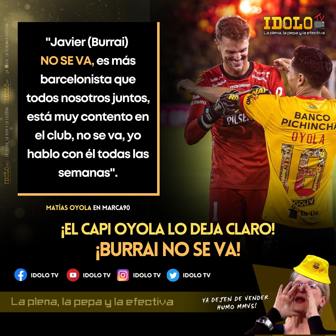 Idolo Tv On Twitter Burrai No Se Va‼️ 🗣javier Burrai No Se Va Es