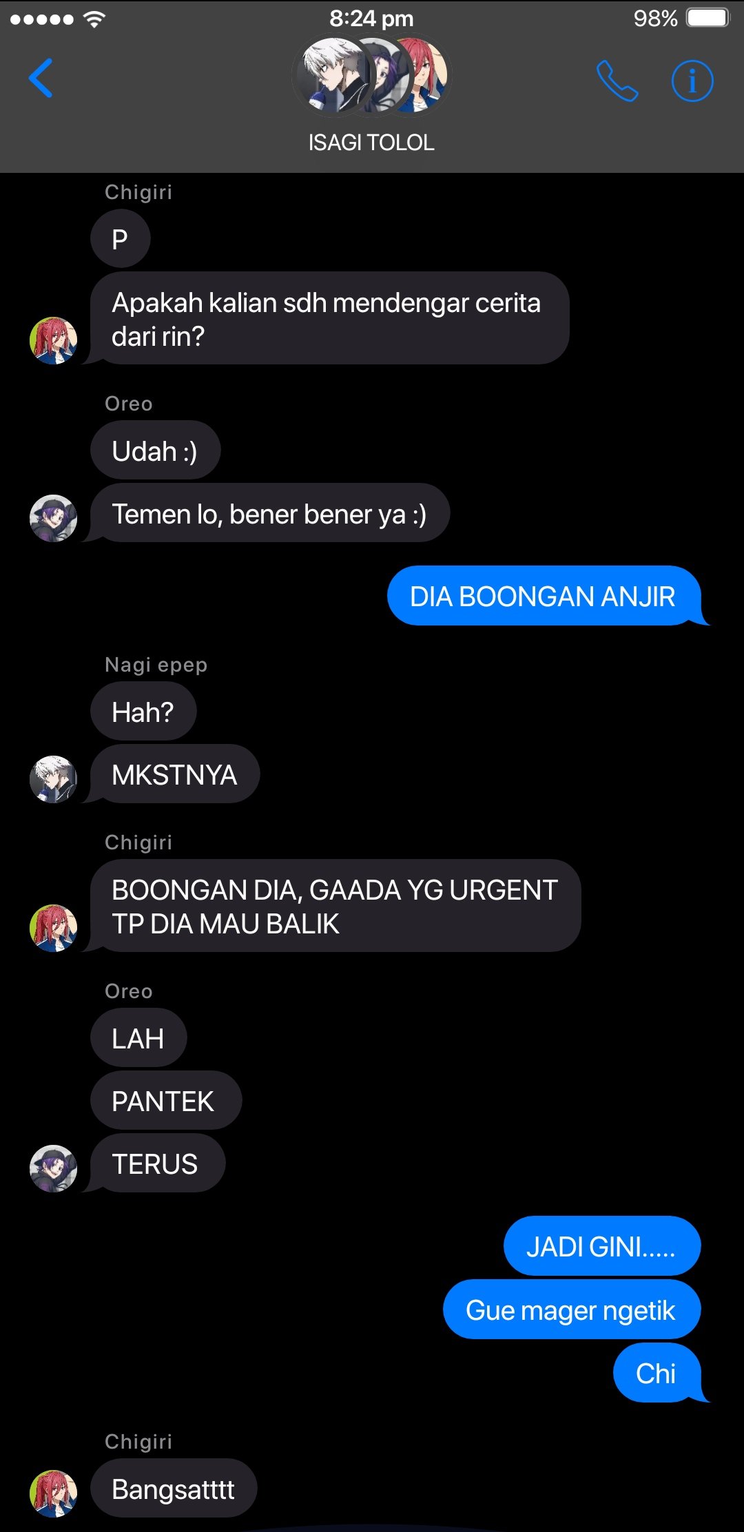 𝐊𝐡𝐞𝐬𝐲 on Twitter: "#rnis #rinsagi blue lock au - perkara tren "boyfriend rules" padahal Isagi ga ...